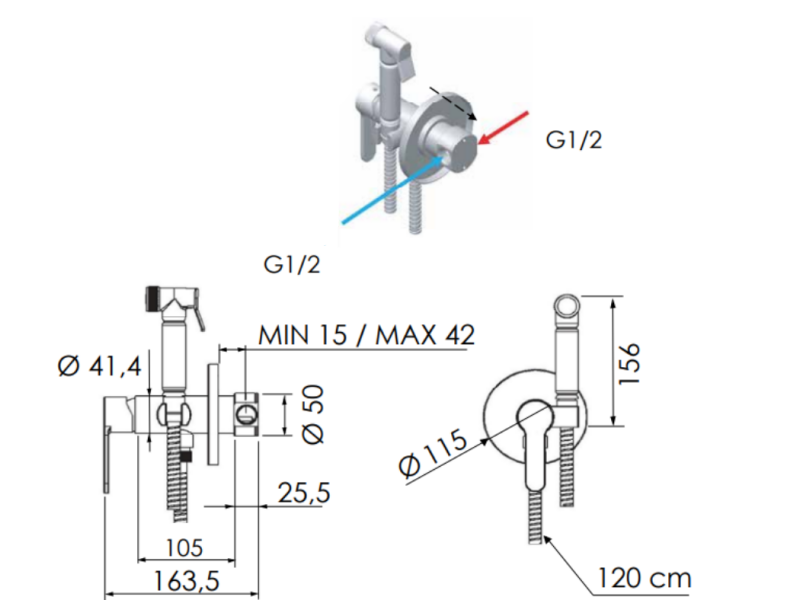 ARMATURA WINNER ZA TUŠIRANJE